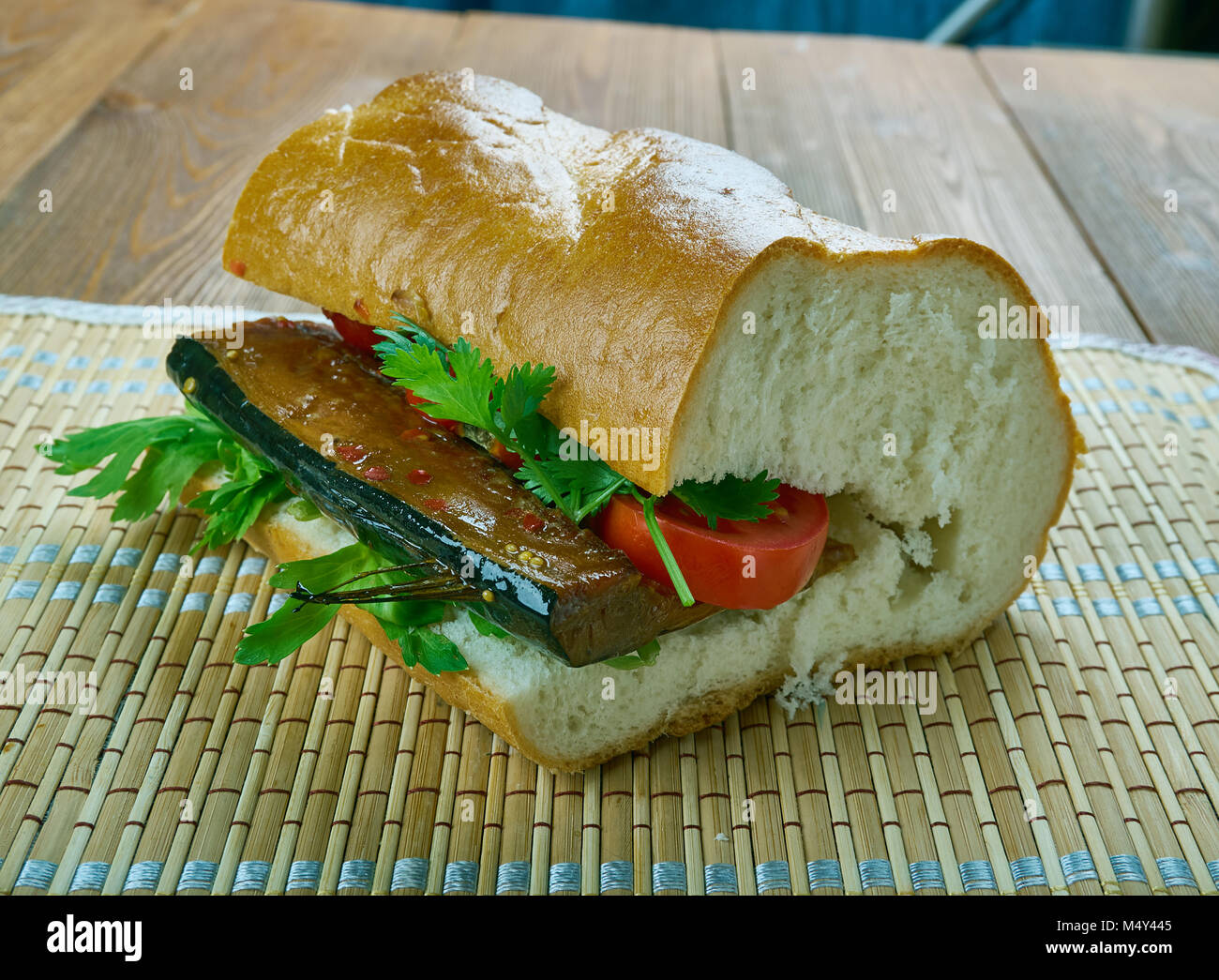 Mackerel fish balik sandwich ekmek turkish food hi-res stock ...