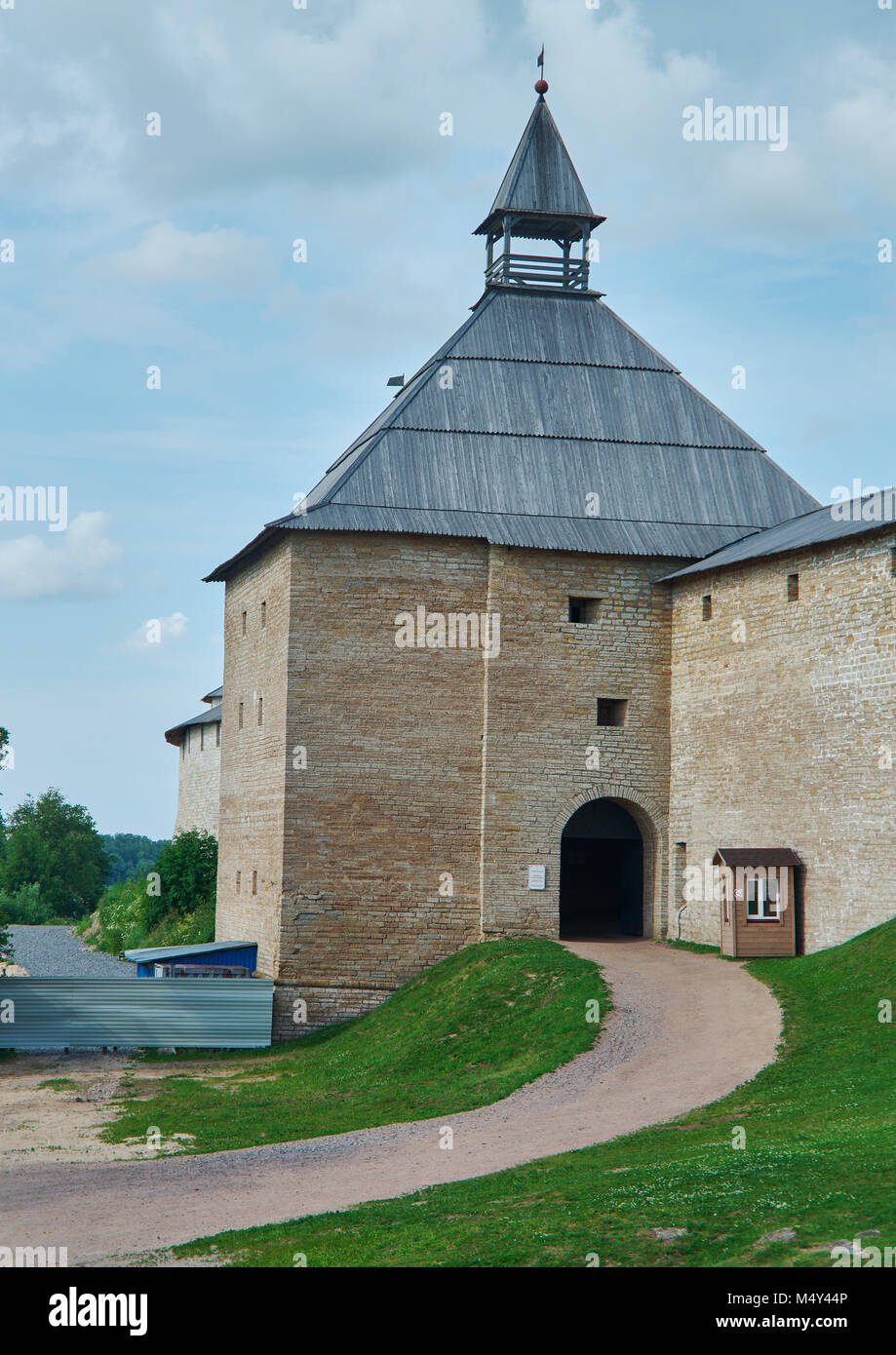 Russian fortress Old Ladoga Stock Photo - Alamy