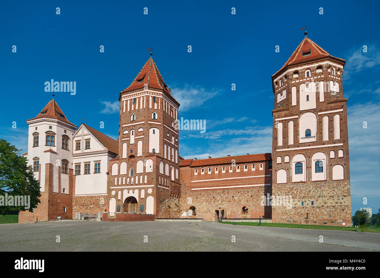 Mir Castle Complex. Belarus Stock Photo - Alamy
