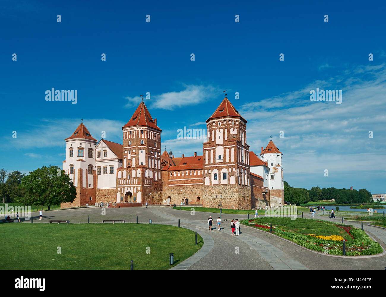 Mir Castle Complex. Belarus Stock Photo - Alamy