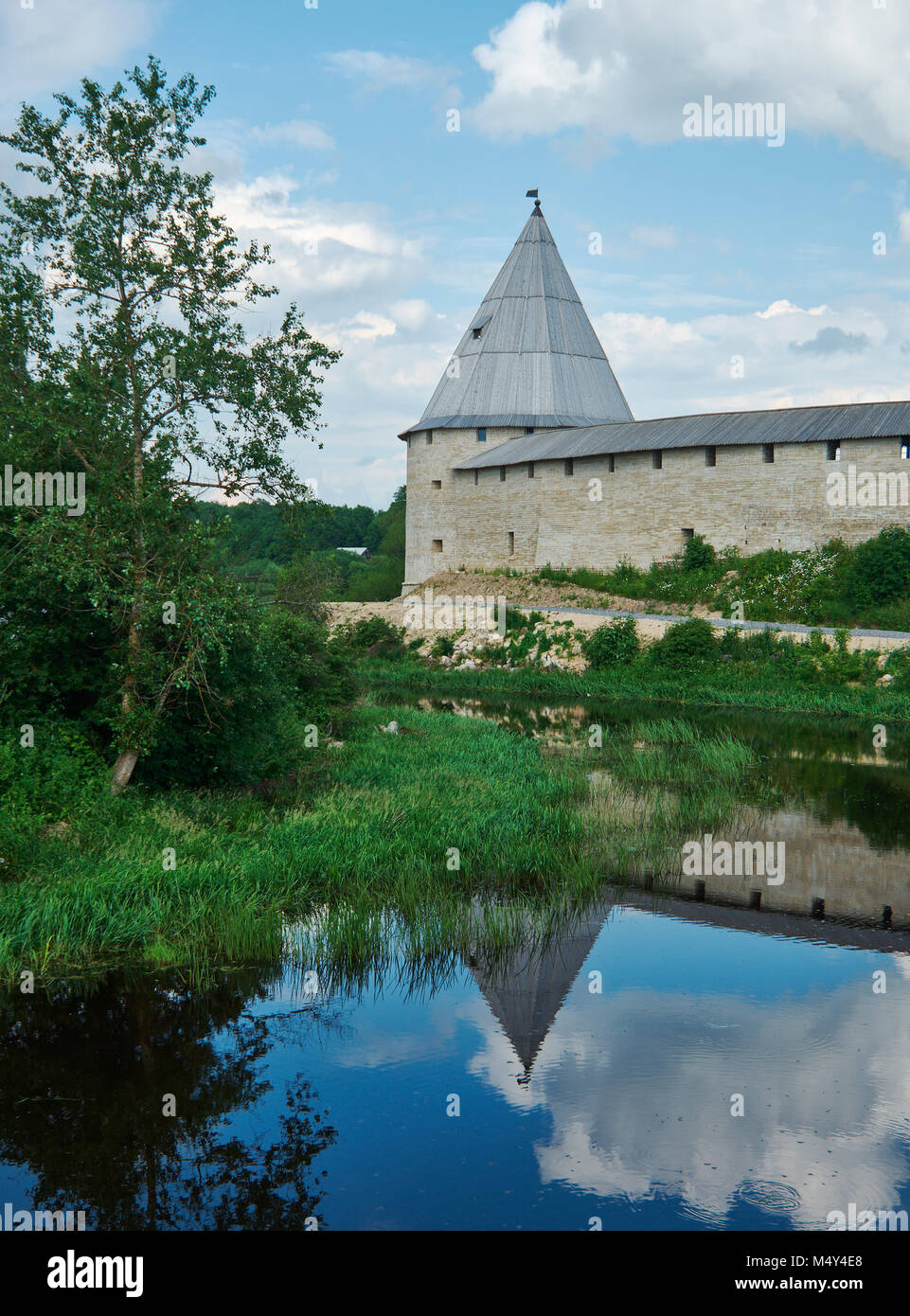 Russian fortress Old Ladoga Stock Photo - Alamy