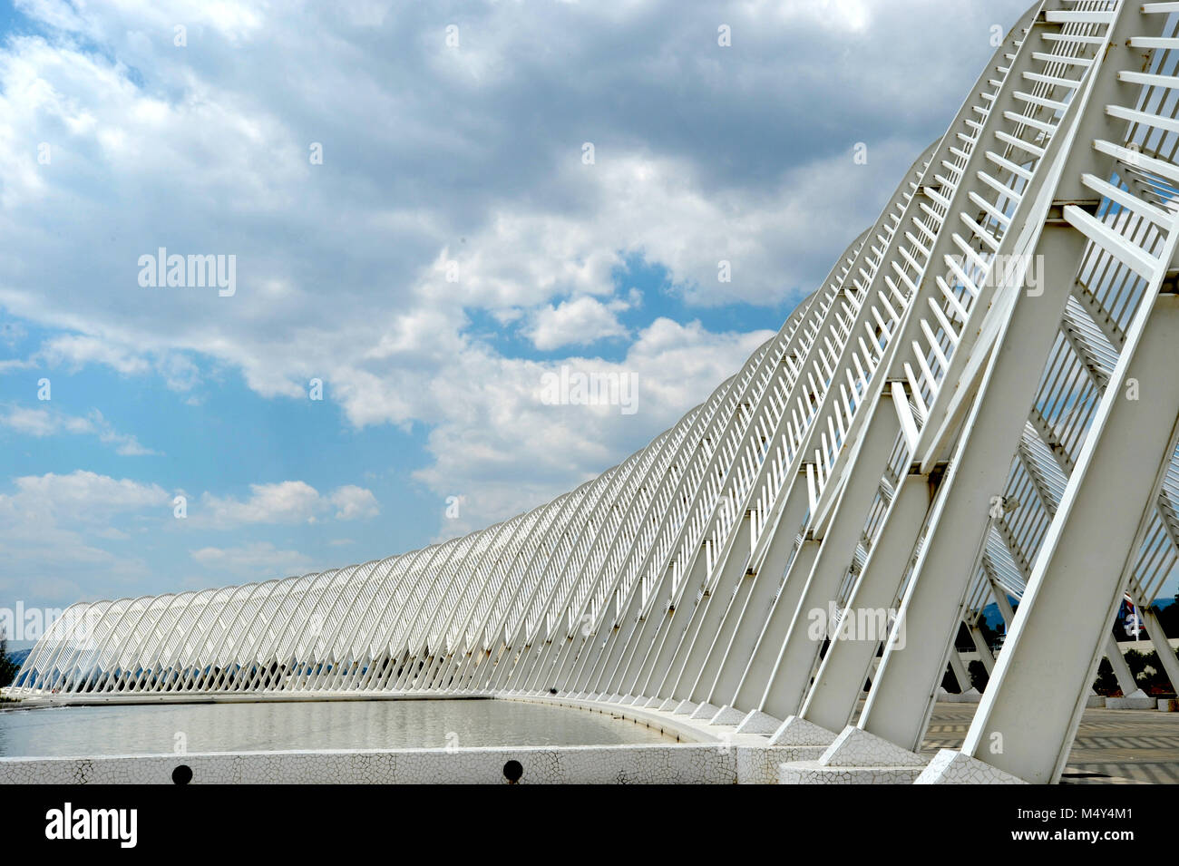 Some architectural structures of the Olympic Village where the Games of ...