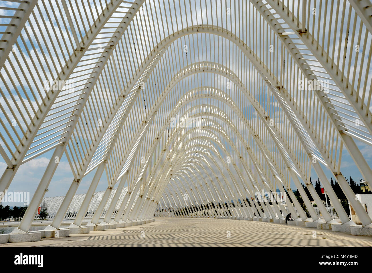 Some architectural structures of the Olympic Village where the Games of ...