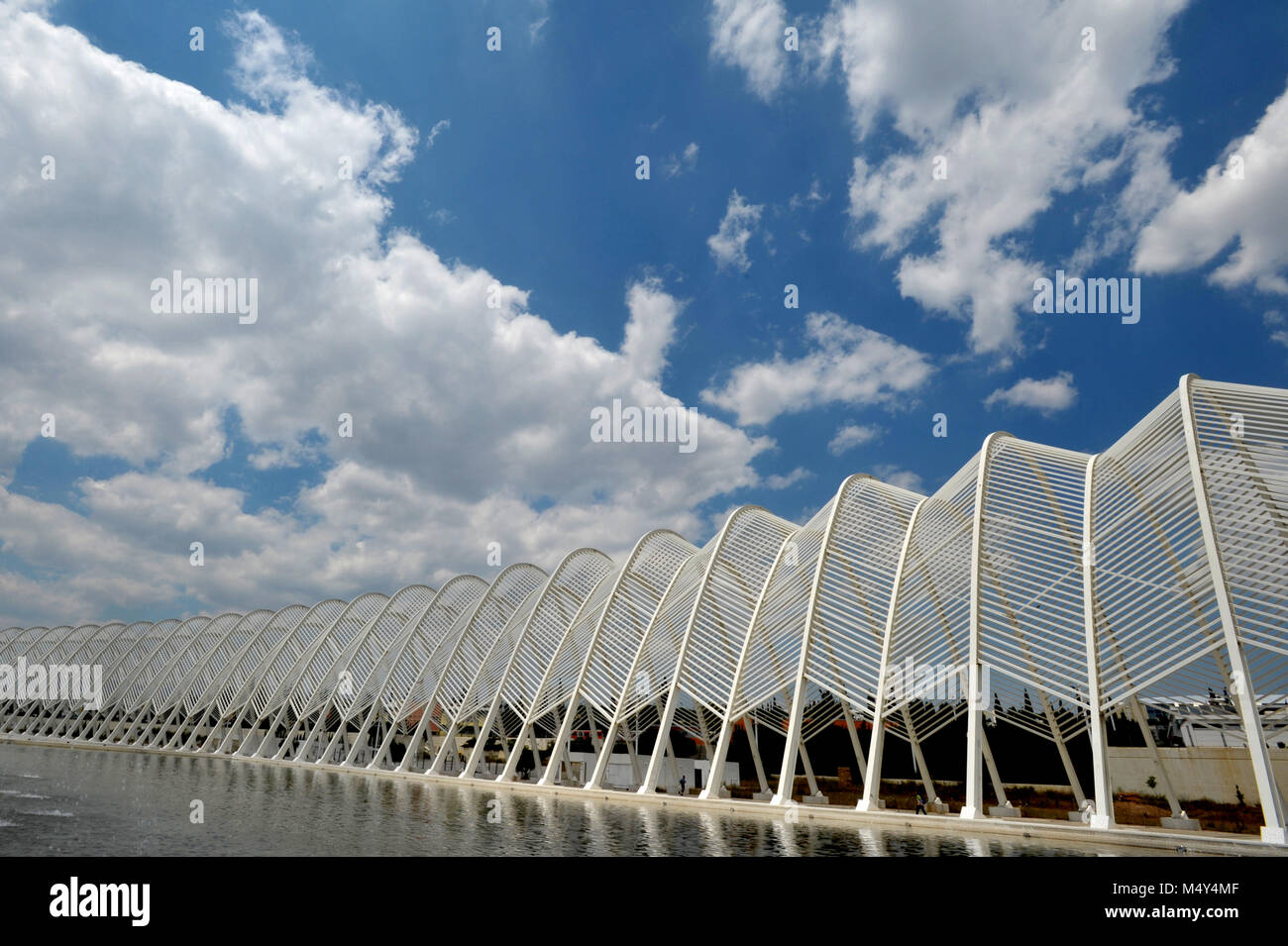 Some architectural structures of the Olympic Village where the Games of ...