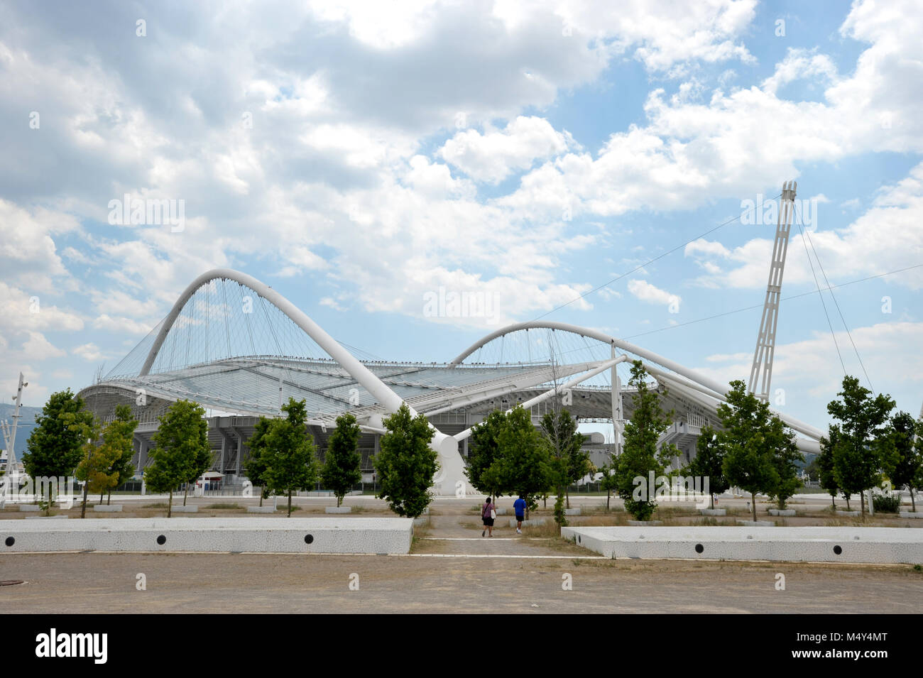 Some architectural structures of the Olympic Village where the Games of ...