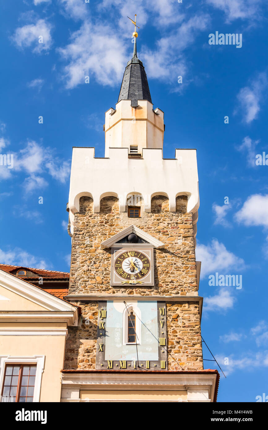 Town hall tower of lobau hi-res stock photography and images - Alamy