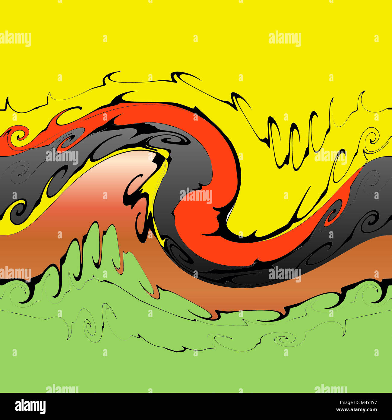 Designs of multi color retro and super hero and comic book Stock Photo ...