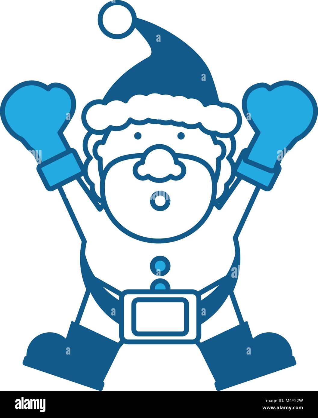 Cartoon santa claus icon Stock Vector Image & Art - Alamy