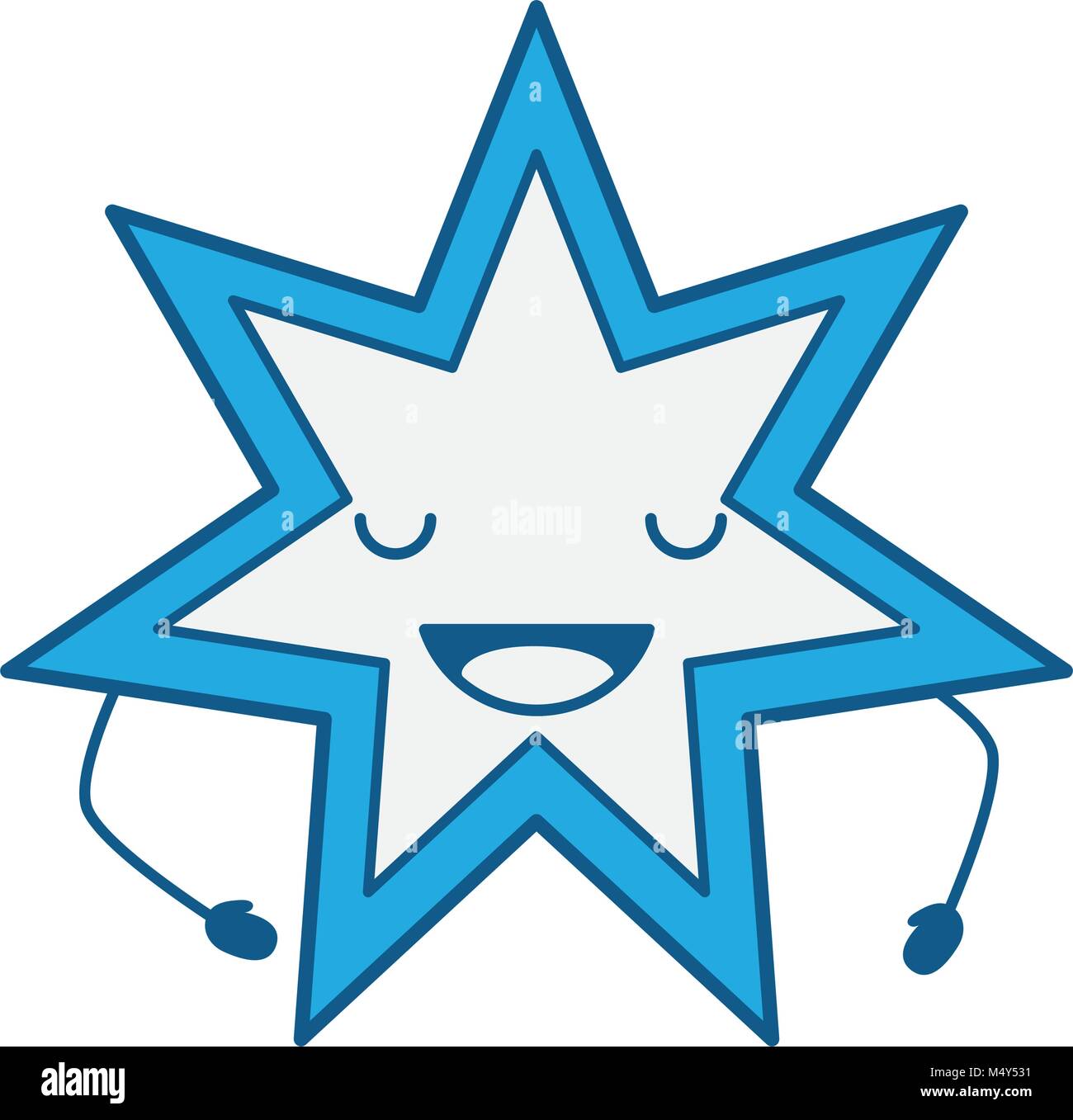 Kawaii star icon Stock Vector Image & Art - Alamy
