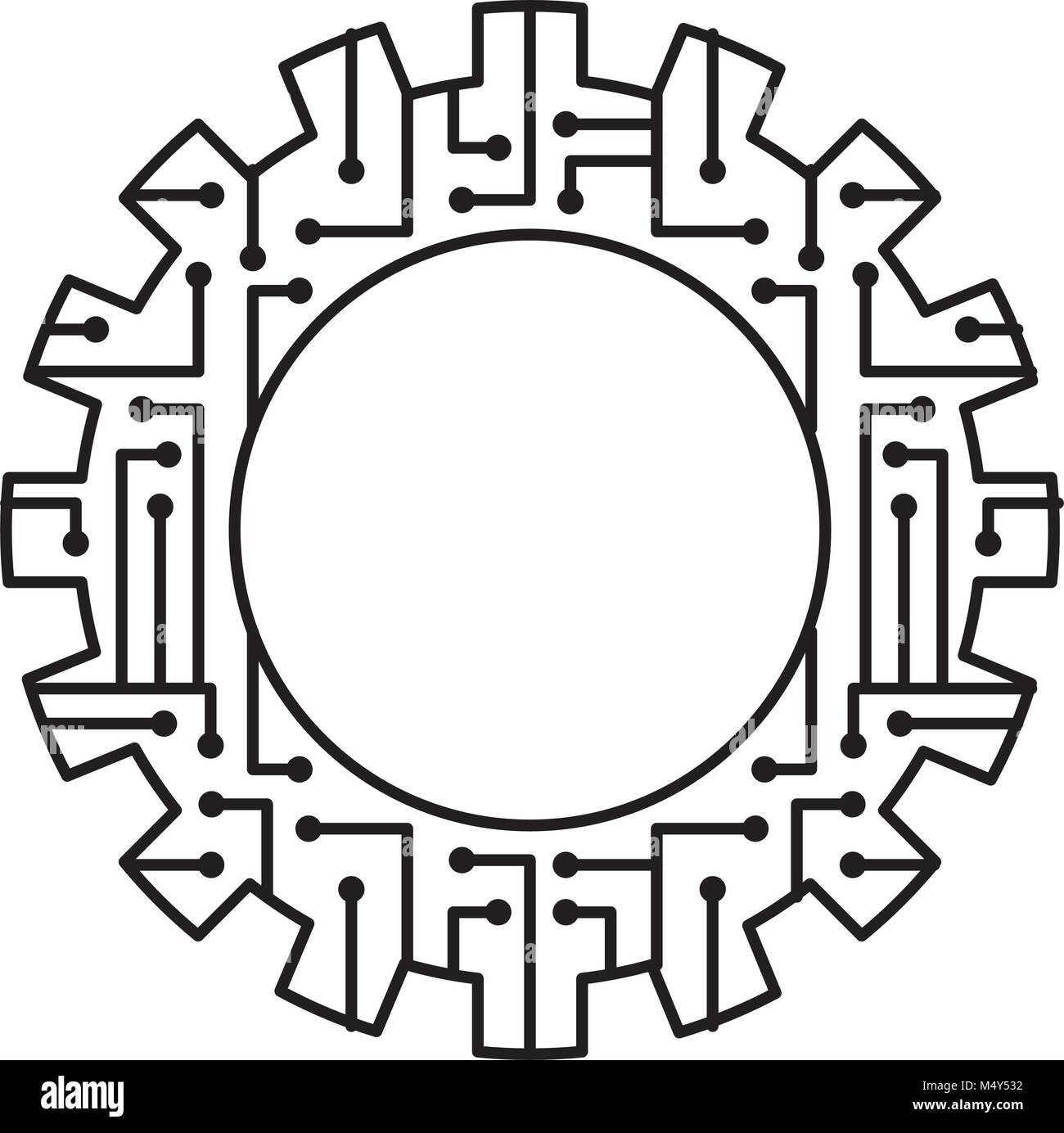 gear wheel and circuit board digital technology and engineering digital ...