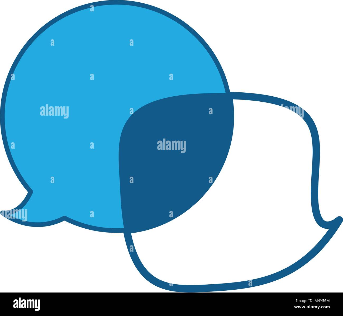 Speech bubbles chat design Stock Vector Image & Art - Alamy
