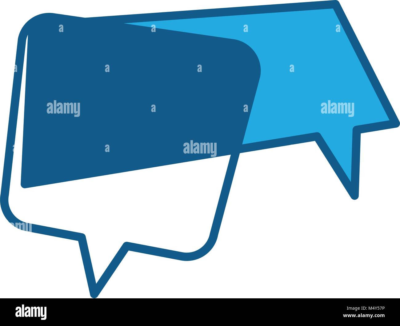 Speech bubbles chat design Stock Vector Image & Art - Alamy