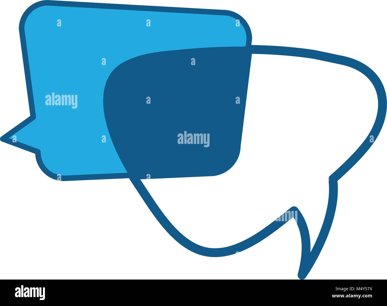 Speech bubbles chat design Stock Vector Image & Art - Alamy
