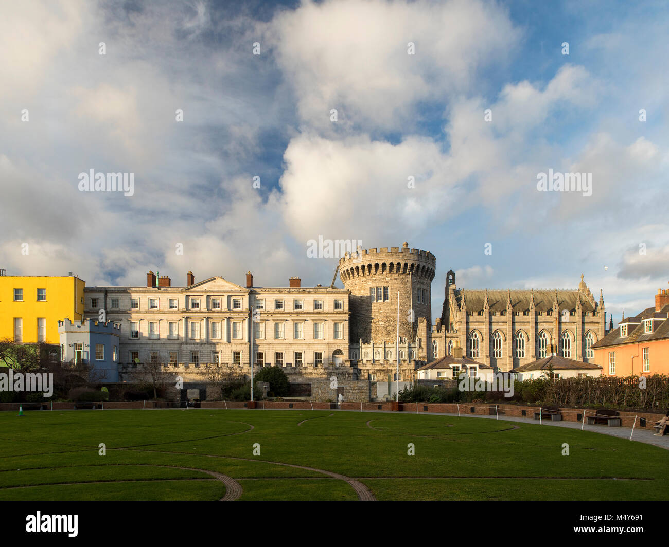 The Medieval Tower or Record Tower in Dublin Castle, Dublin, Ireland ...