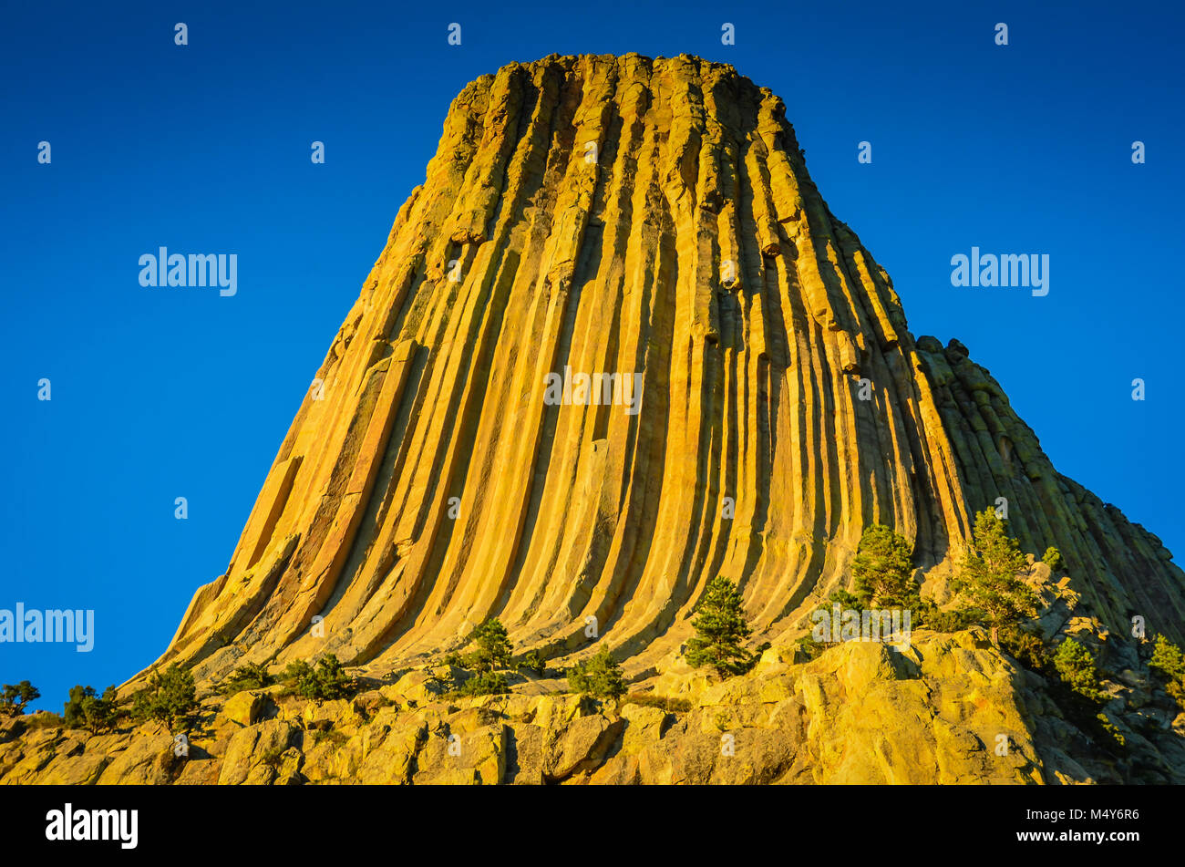 Climbing devils tower hi-res stock photography and images - Alamy