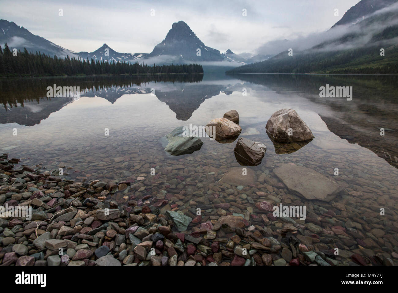 Two Medicine Lake Stock Photo - Alamy