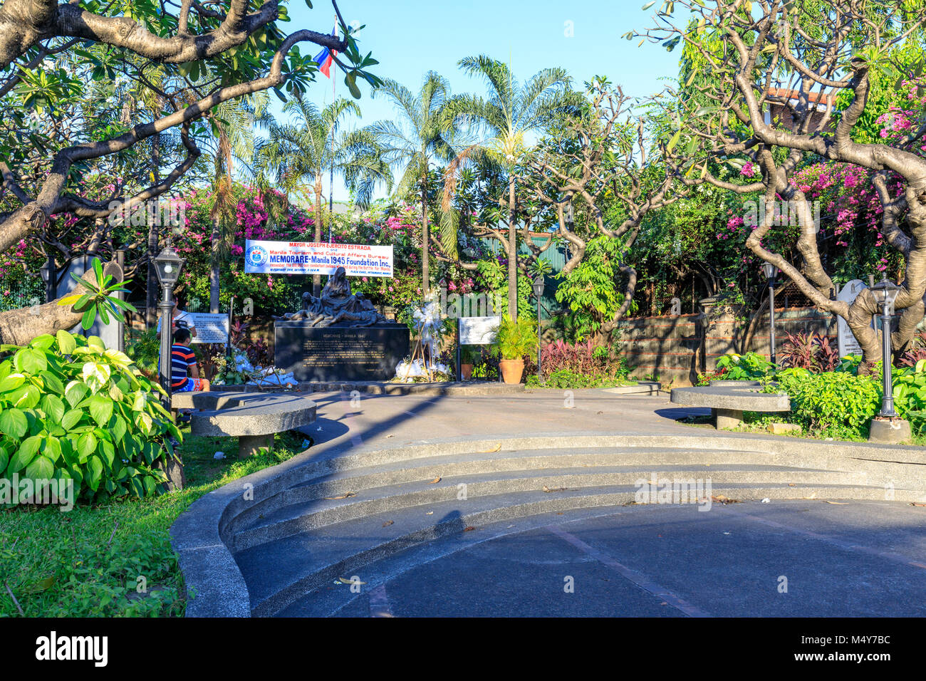 Manila, Philippines - Feb 17, 2018 : Memorare - Manila 1945 in ...