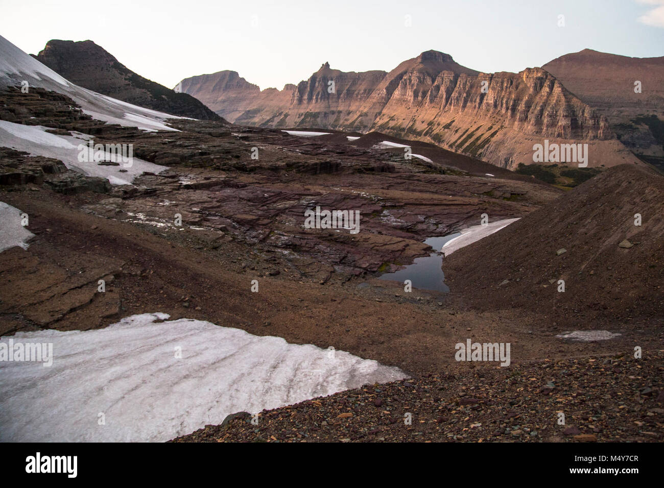 Clements Glacier Cirque Stock Photo - Alamy