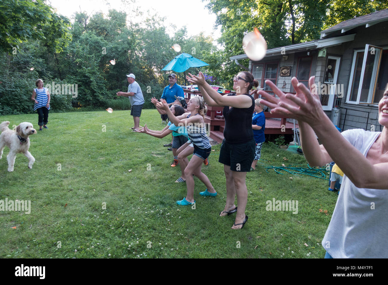 Water Balloon Toss Contest