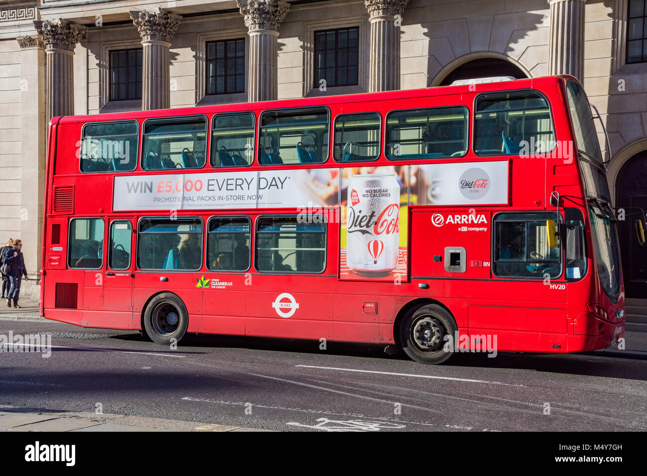 London bus stop advert hi-res stock photography and images - Alamy