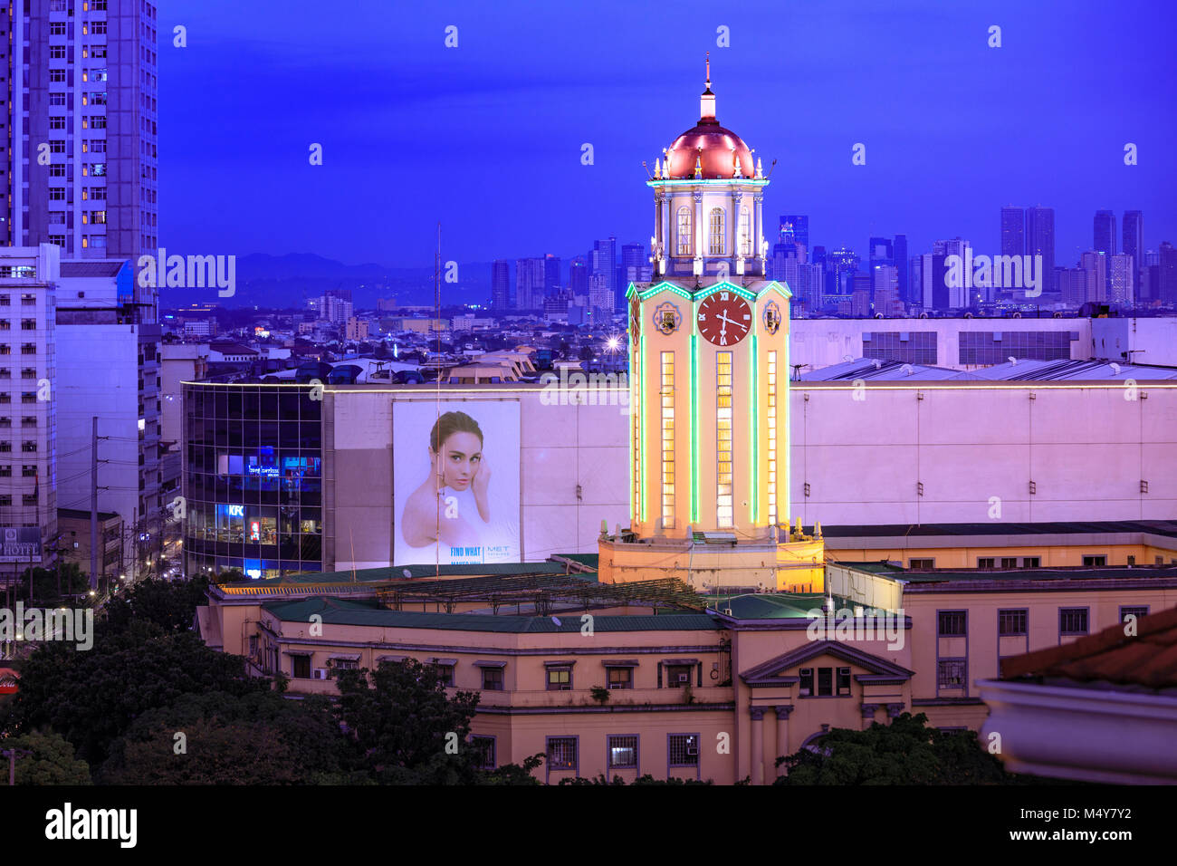Manila city hall clock tower hi-res stock photography and images - Alamy