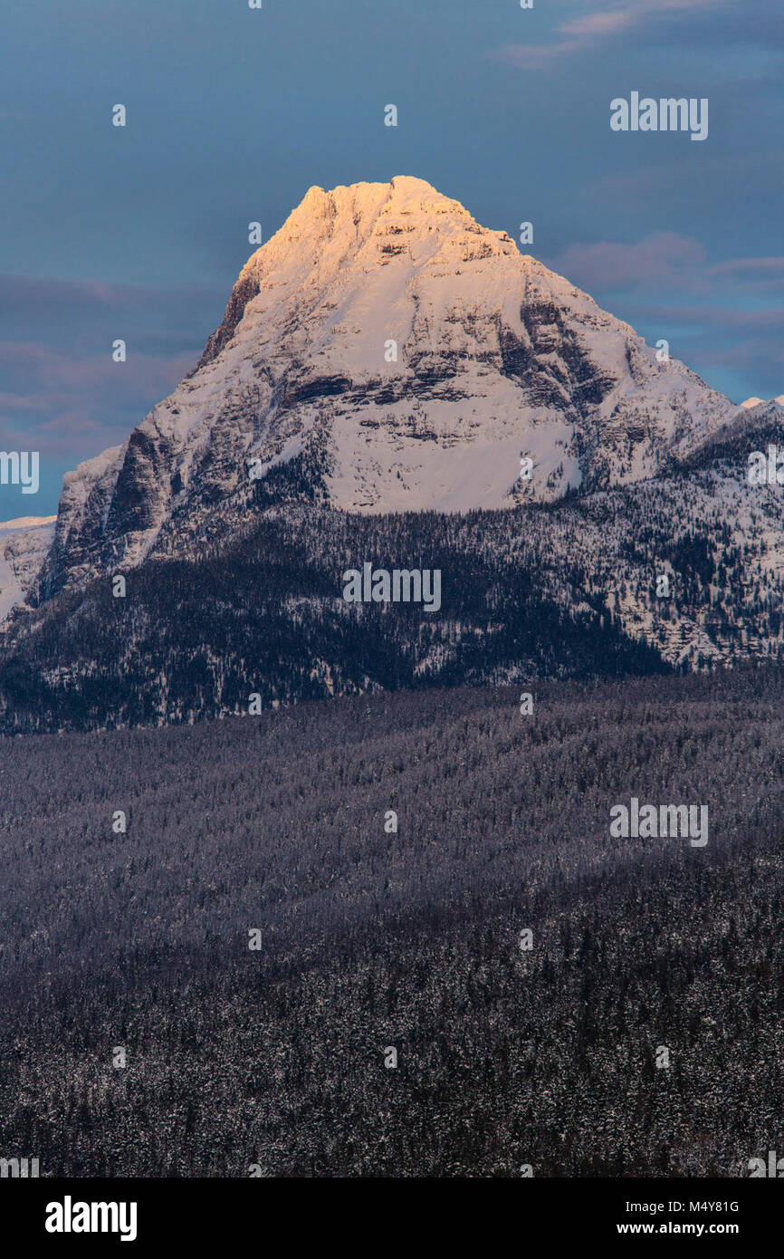 Mount Edwards Sunset Stock Photo - Alamy