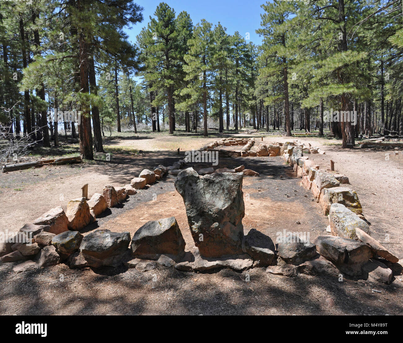 Walhalla Ruin - back side. Nine hundred years ago, people were living ...