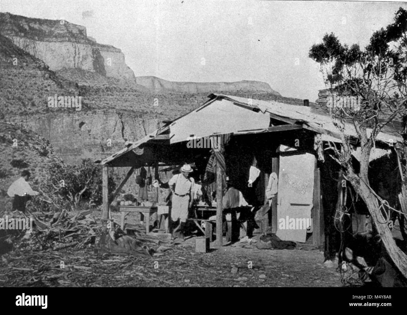 CANYON COPPER COMPANY CAMP IN THE CANYON, ON HORSESHOE MESA, ALONG THE ...
