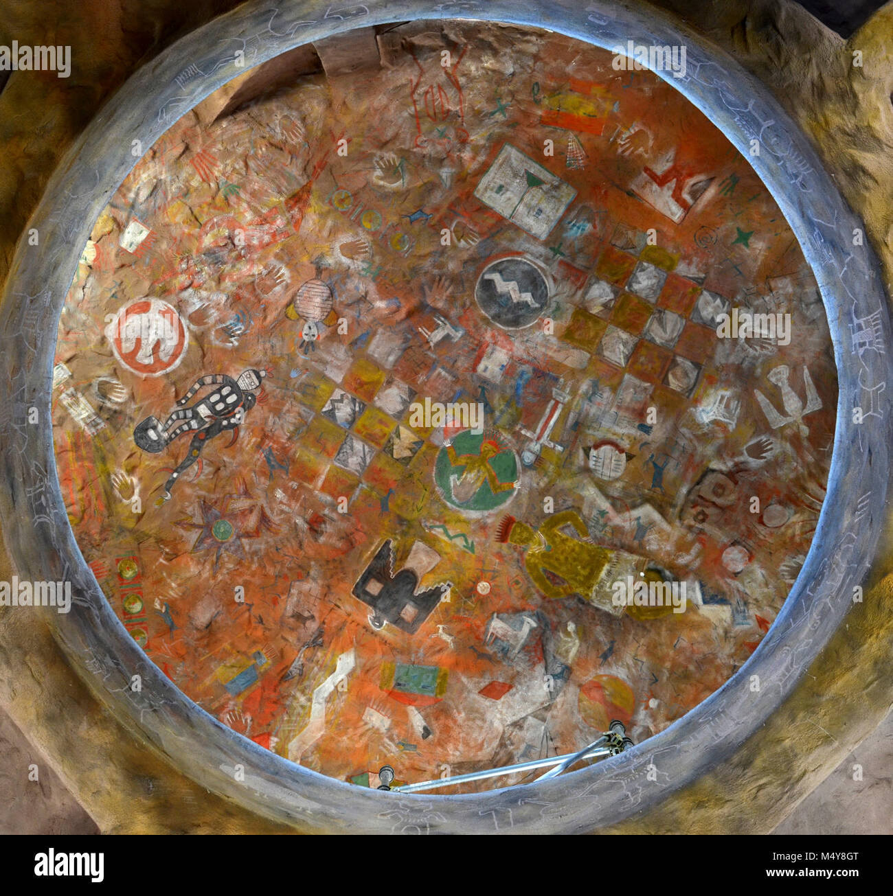 Desert View Watchtower Ceiling As Seen From Level 2 - Looking Up. 2015 ...