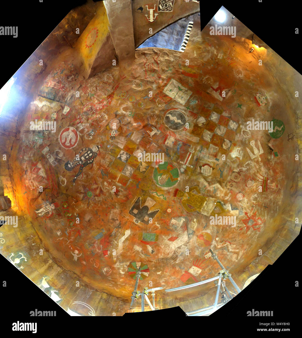 Desert View Watchtower Ceiling As Seen From Level 4 - Looking Up ...