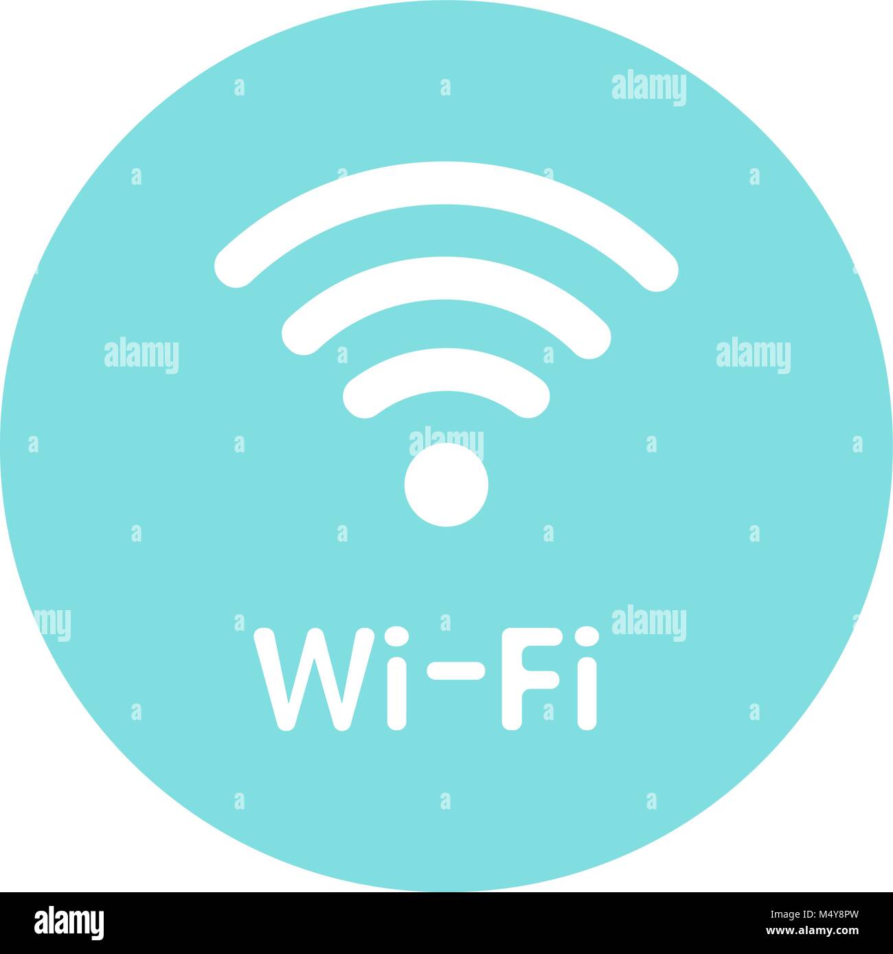 Icon Wi-Fi free zone. Vector sign illustration for website design ...