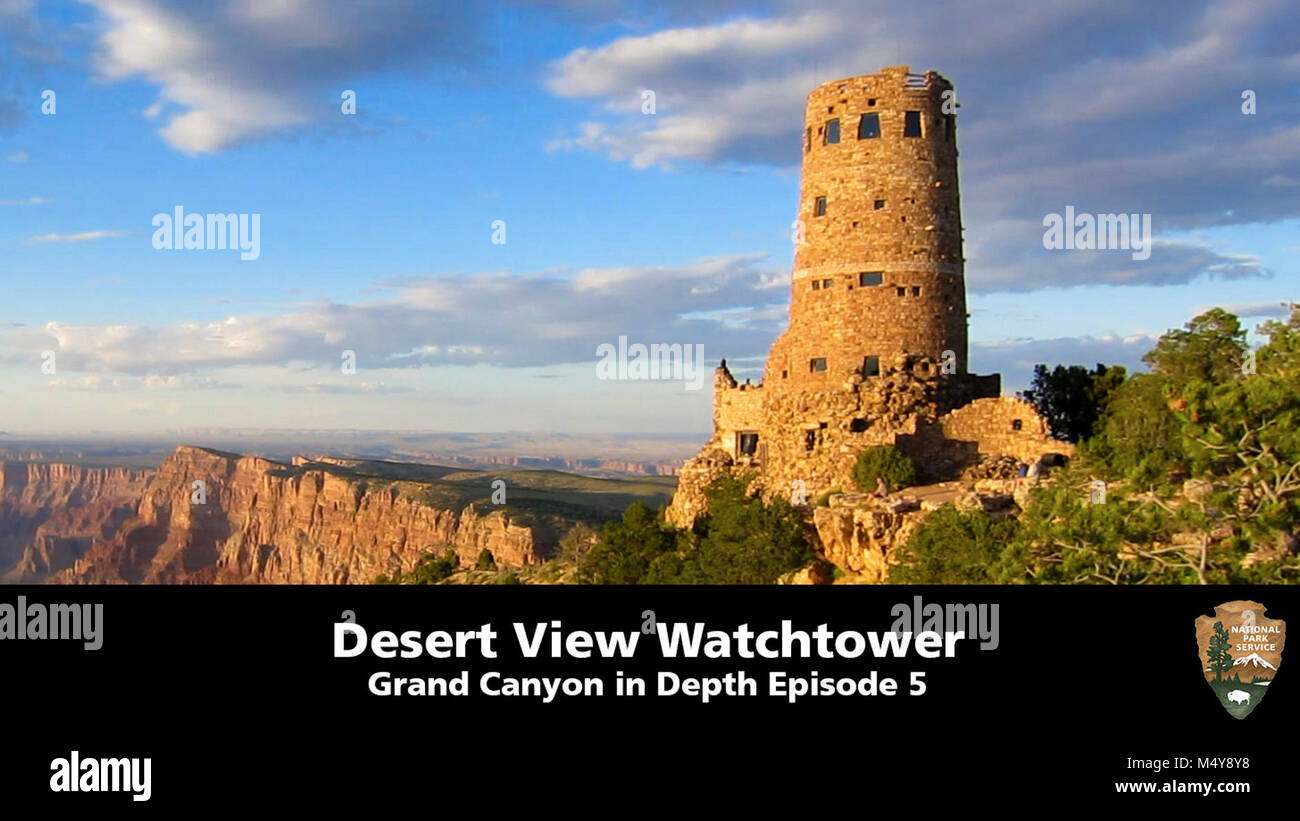 Perched on the edge of Grand Canyon, a surprising stone tower ...
