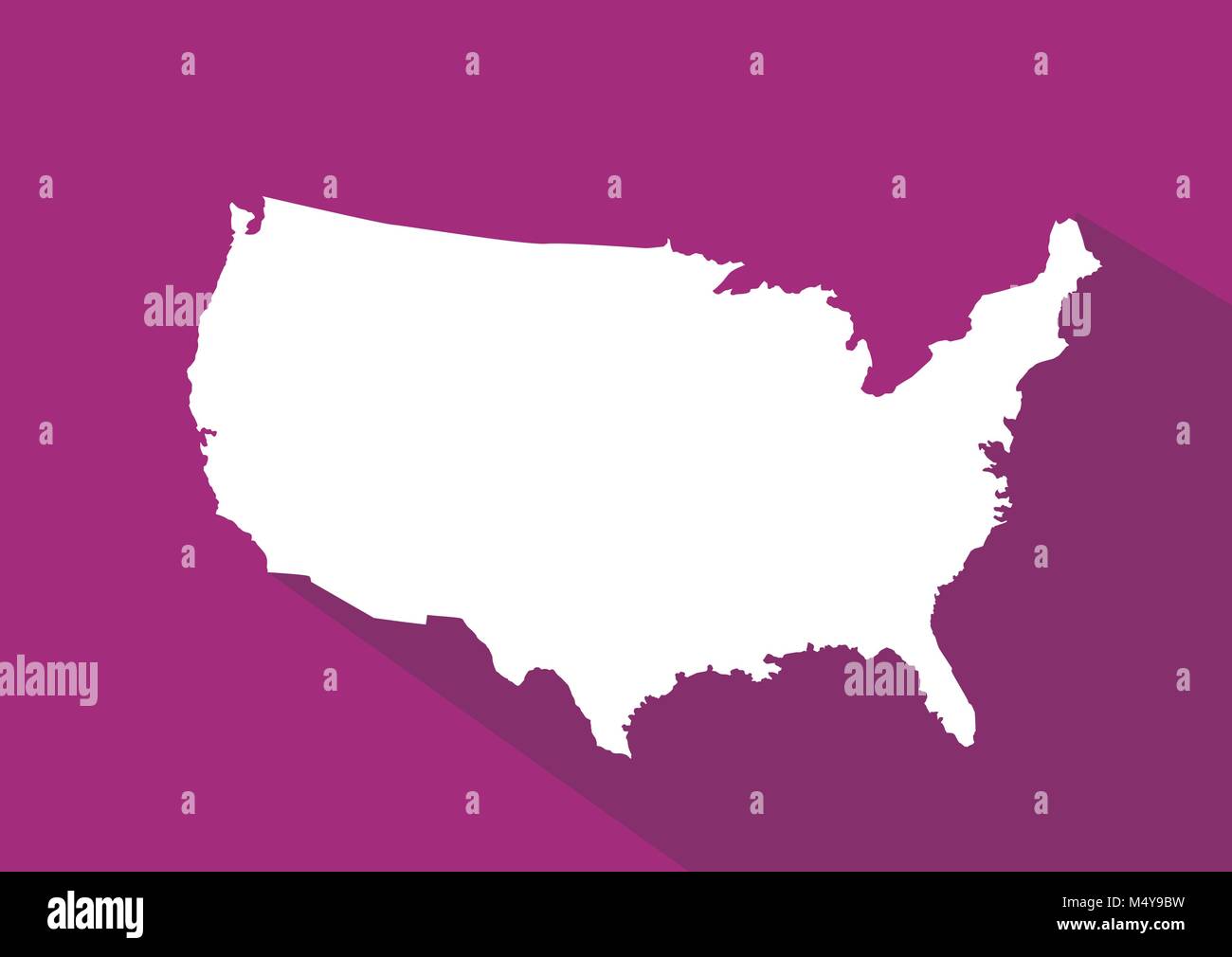 USA map vector illustration Stock Vector Image & Art - Alamy