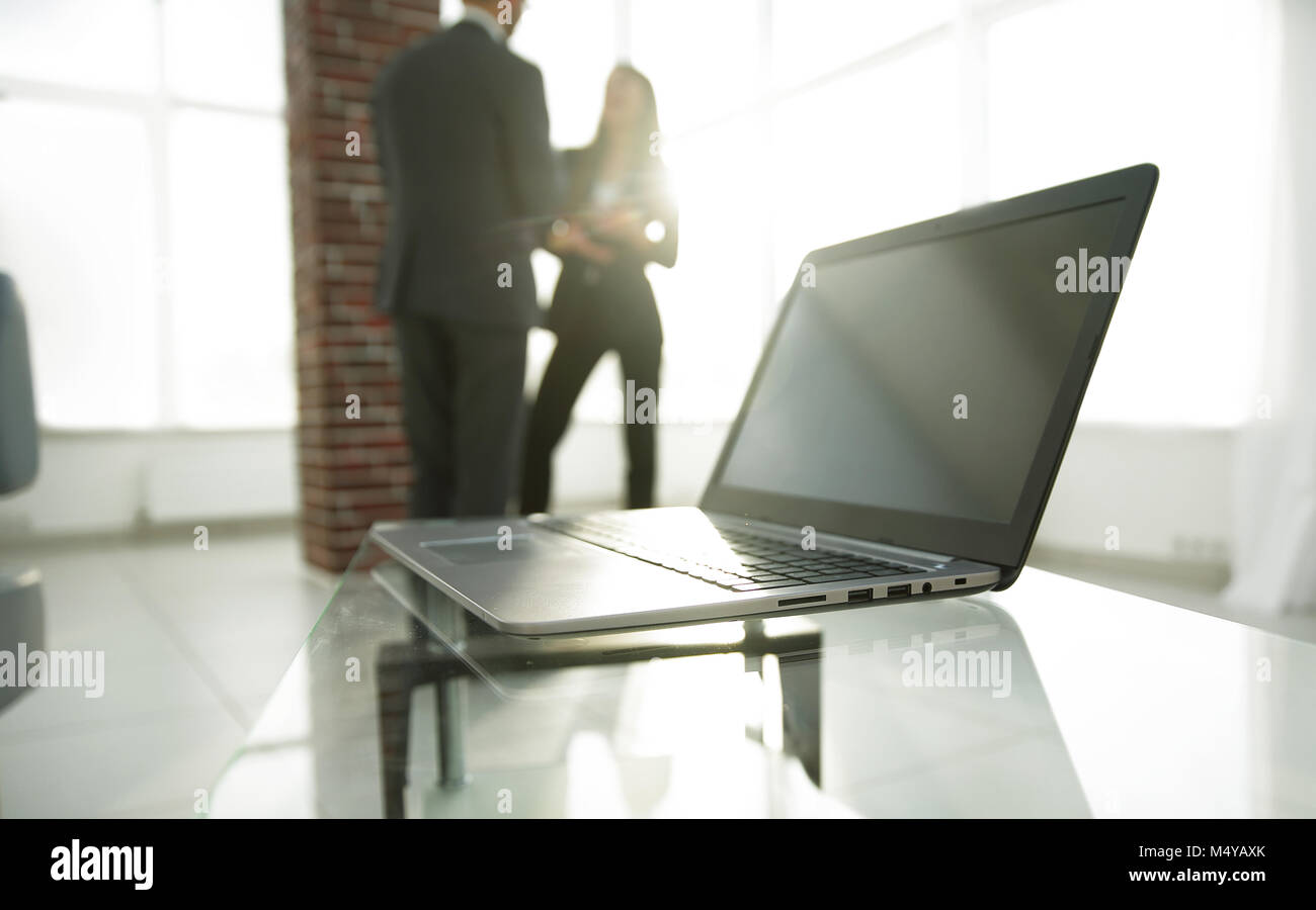workspace table works in the office with a computer Stock Photo - Alamy