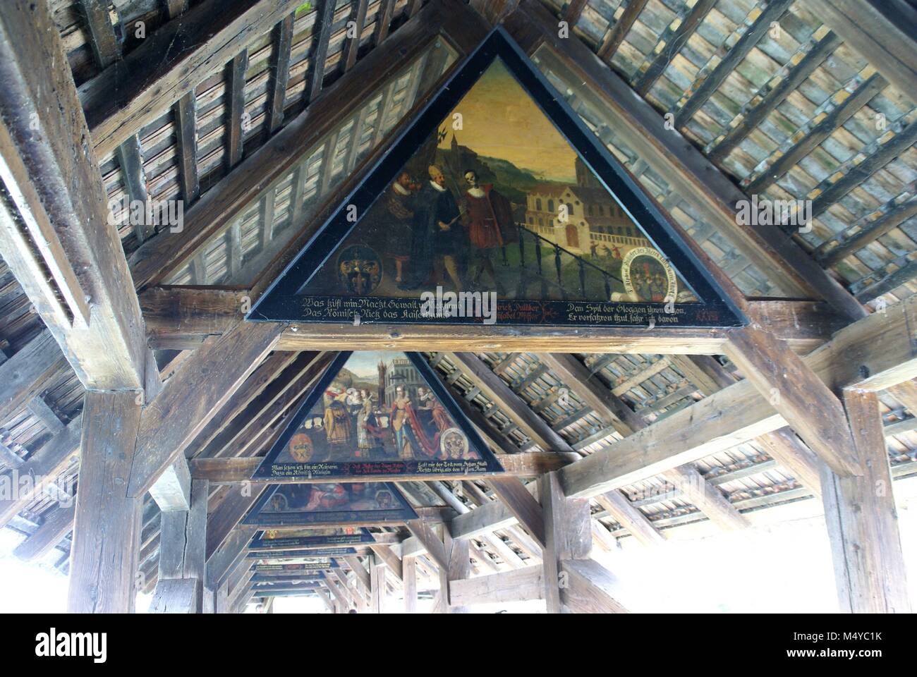 Chapel bridge painting hi-res stock photography and images - Alamy