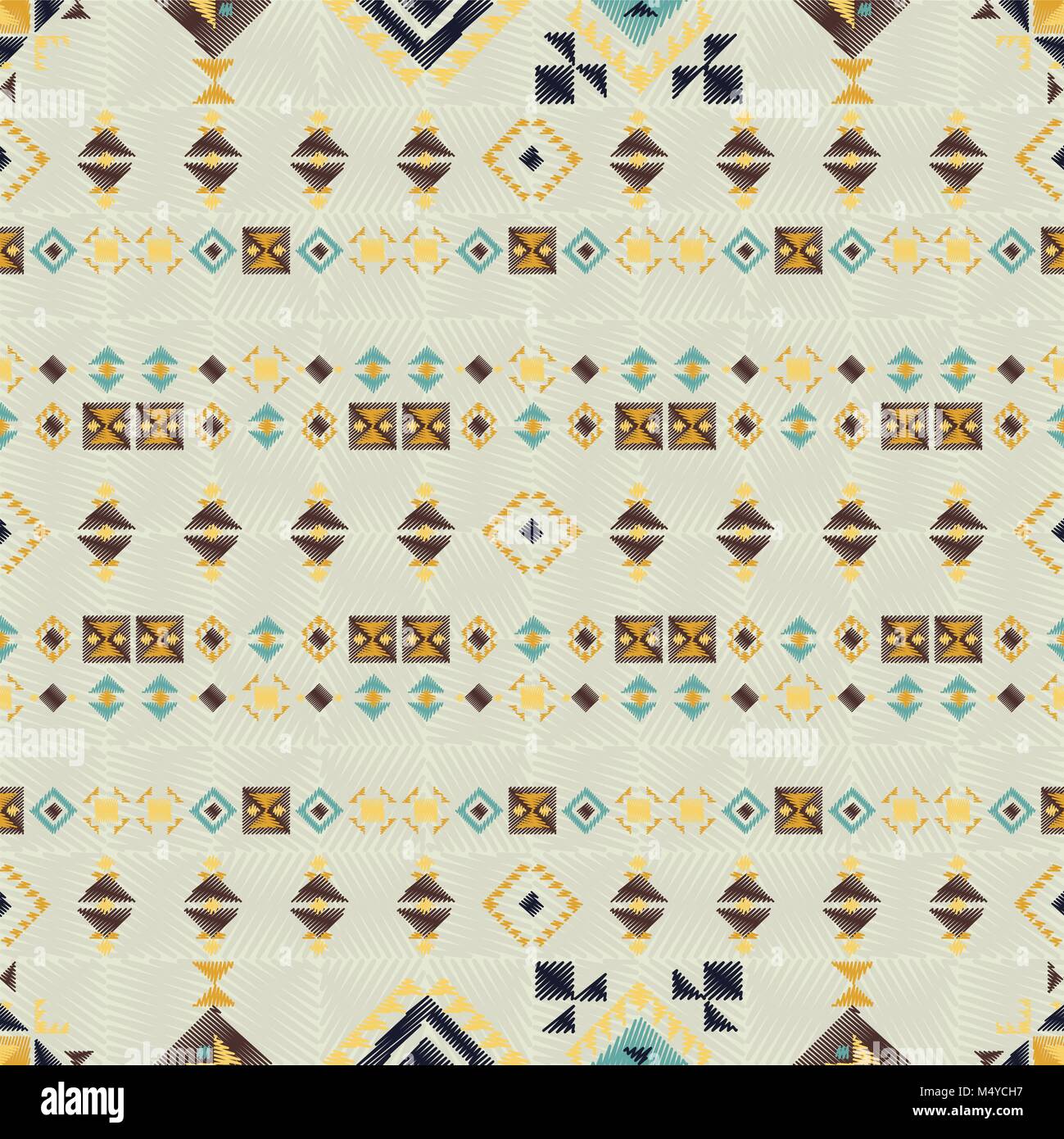Geometric ethnic seamless pattern Stock Vector Image & Art - Alamy