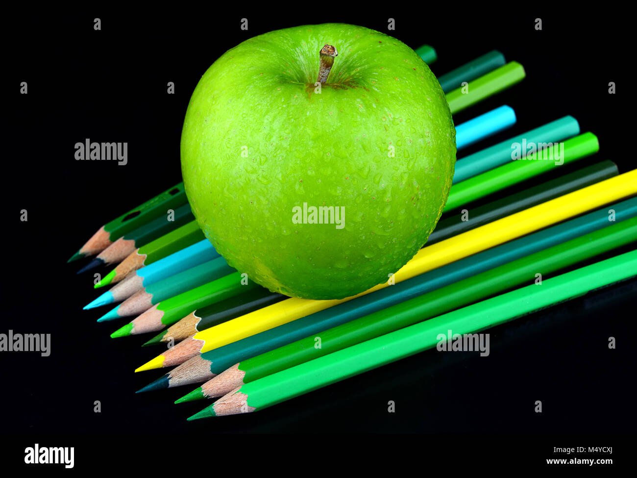 Granny Smith Apple Crayon