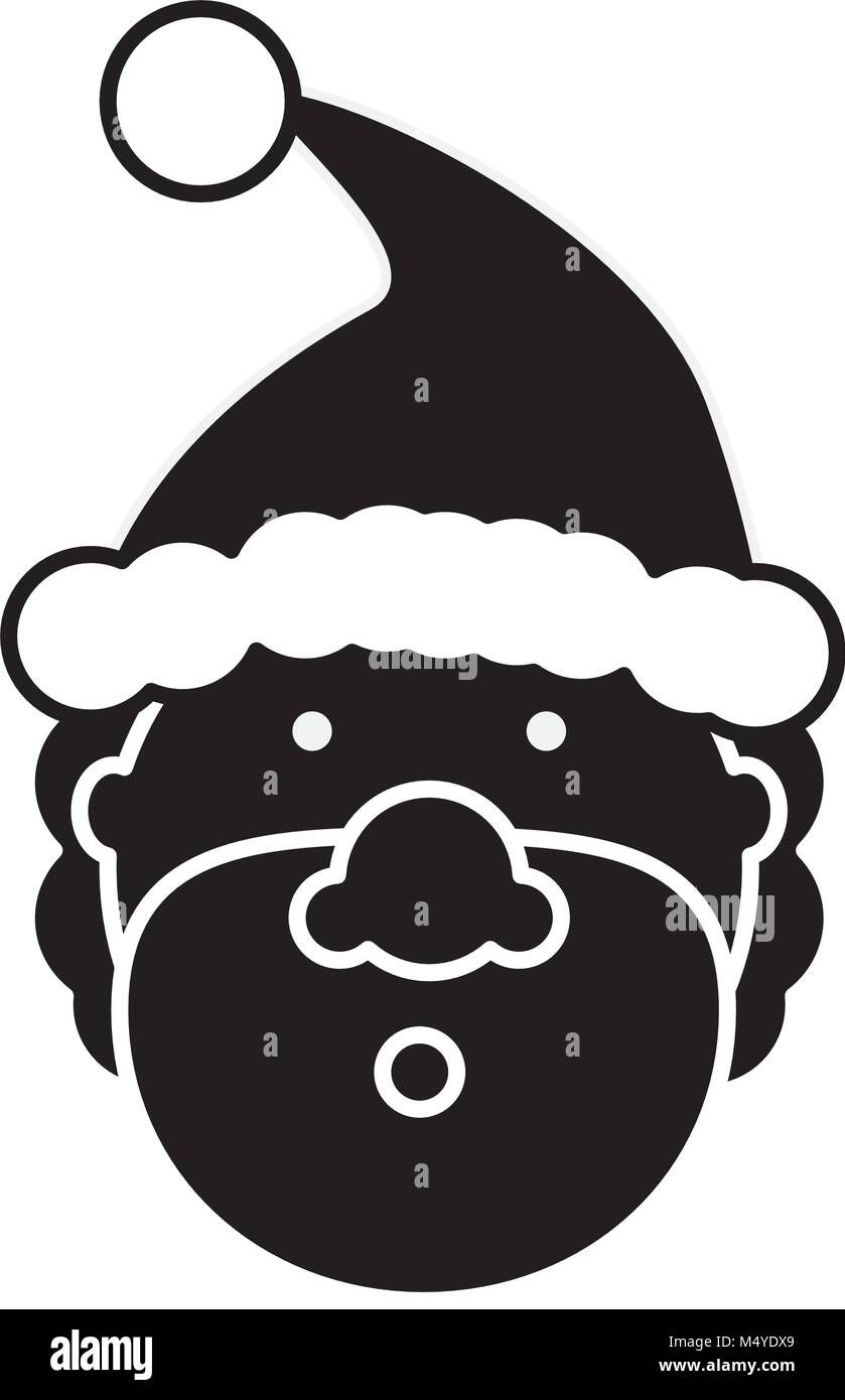 Cartoon santa claus icon Stock Vector Image & Art - Alamy