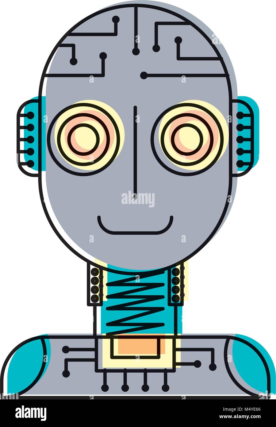 Electrical circuit profile design hi-res stock photography and images ...