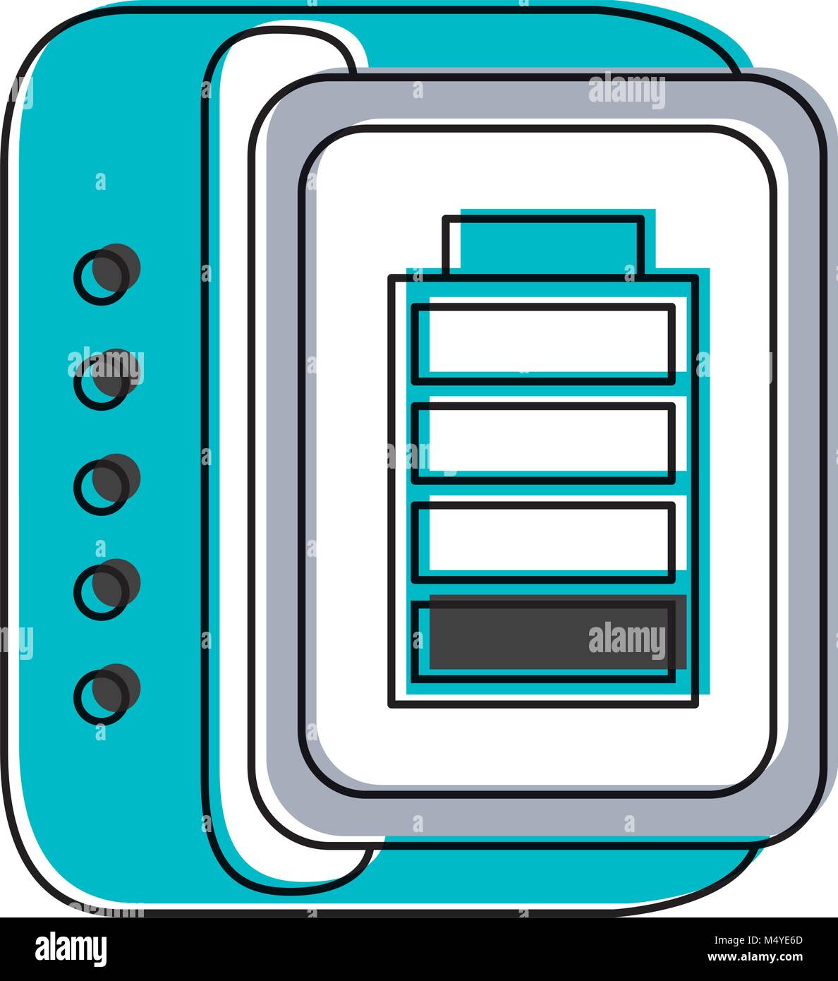 Smart Watch Battery Icon Stock Vector Images - Alamy