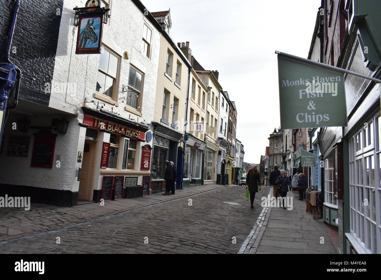Views of Staithes and Whitby Stock Photo - Alamy