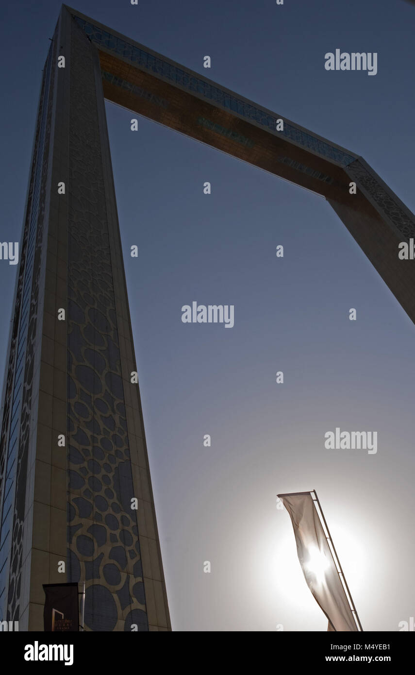 Dubai landmark The Frame Stock Photo - Alamy