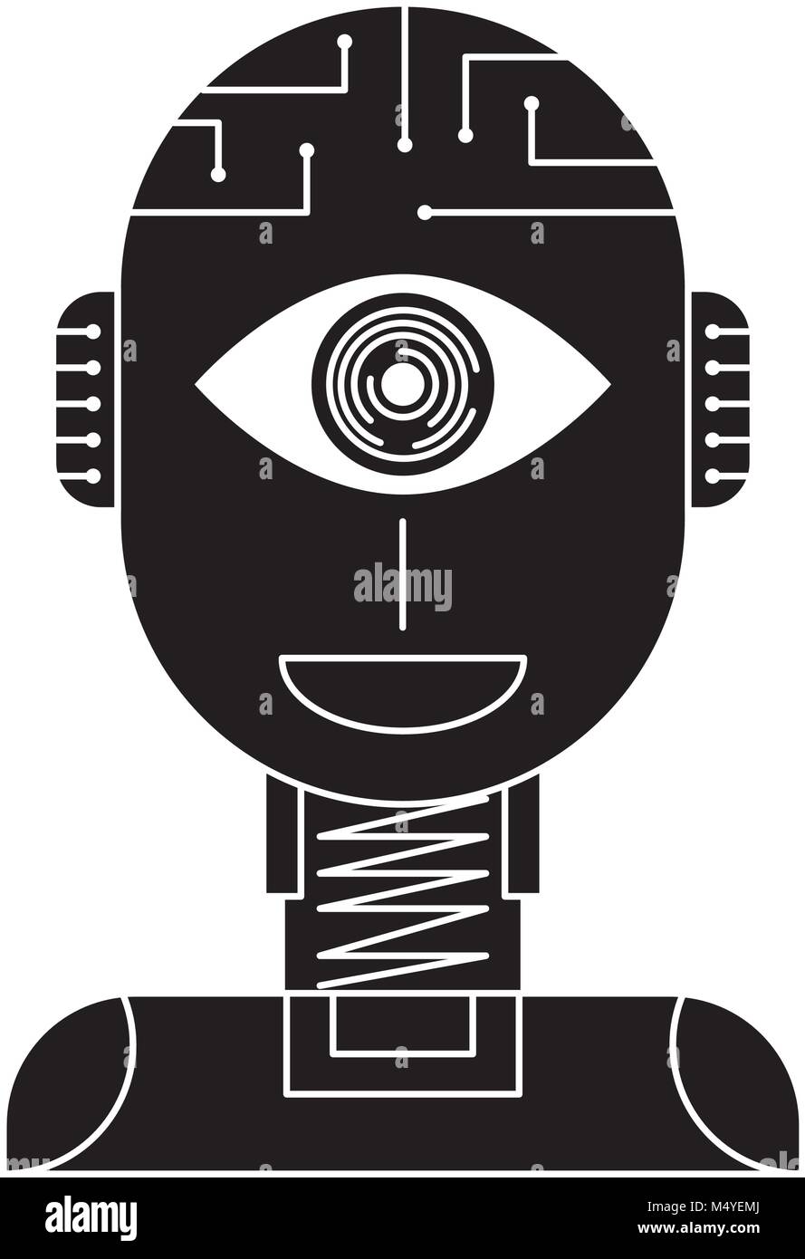 Robot Artificial Intelligence Security Eye Surveillance Technology