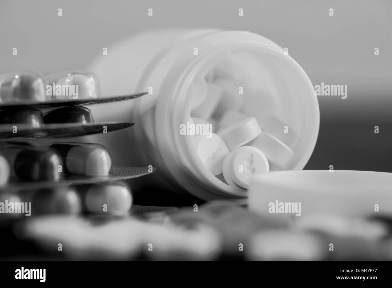 Drug Pharmacy prohibited substances medicine Packaging of tablets Stock ...