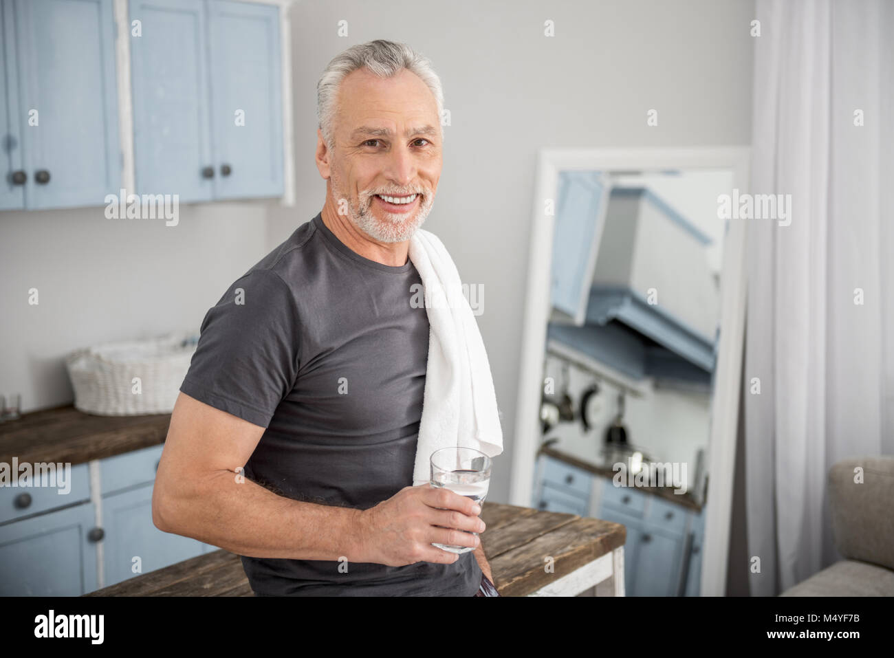Rest after training hi-res stock photography and images - Alamy