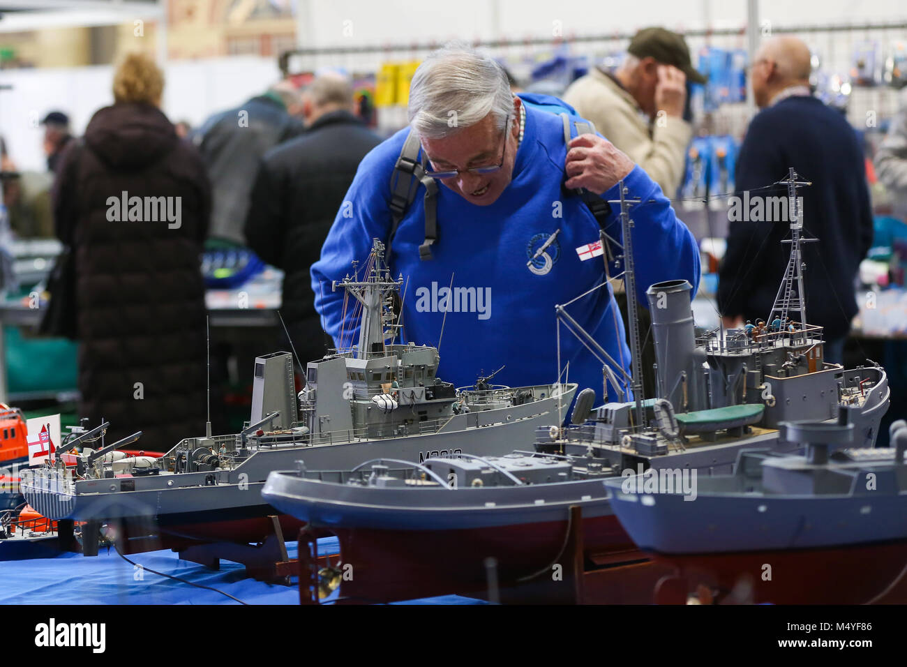Hobbyists visit the London Model Engineering Exhibition at the ...