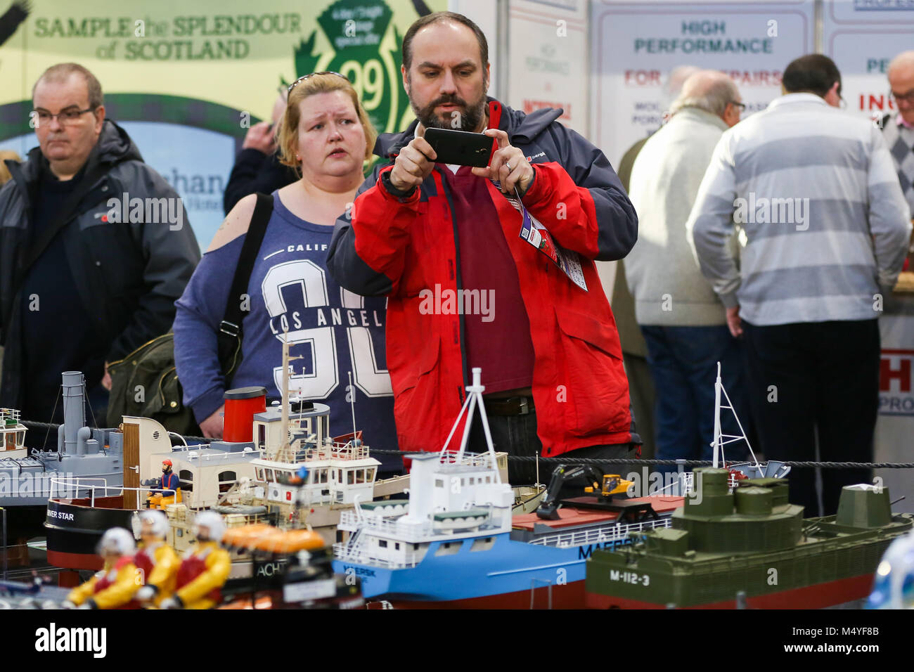 Hobbyists visit the London Model Engineering Exhibition at the ...