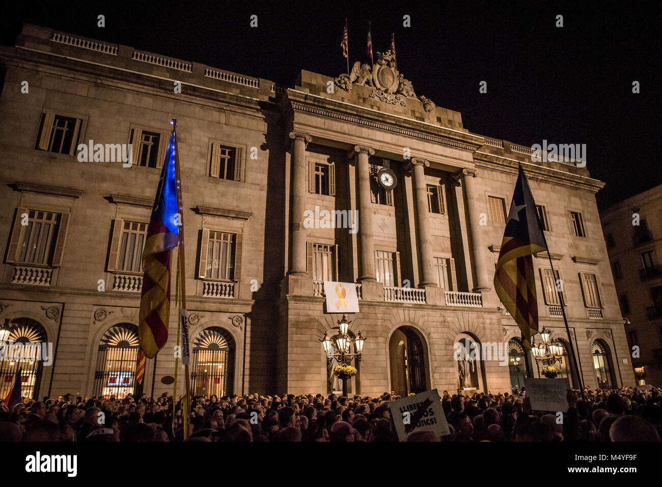 Free Catalonia,demonstration,protest against Spanish government attacks ...