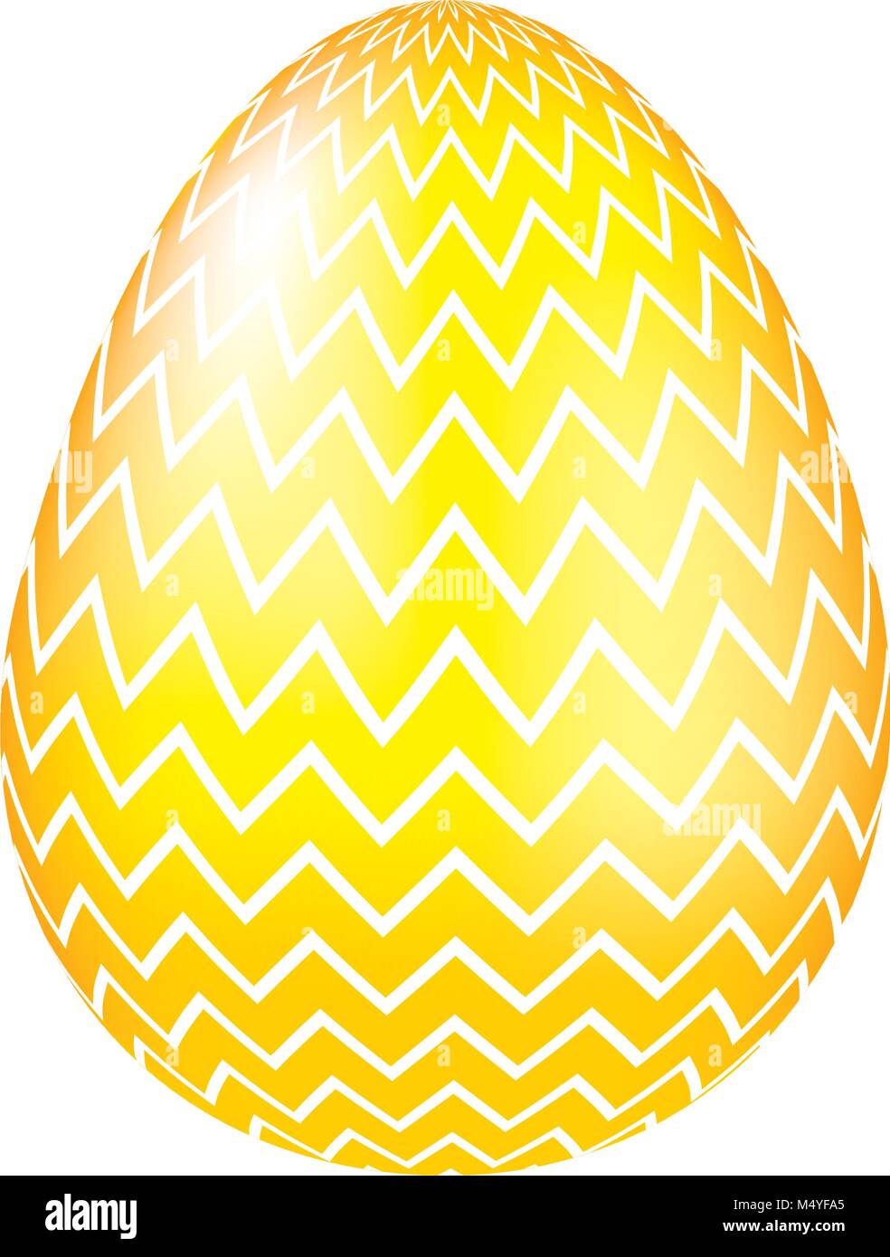 decorative easter egg zig zag ornament Stock Vector Image & Art - Alamy
