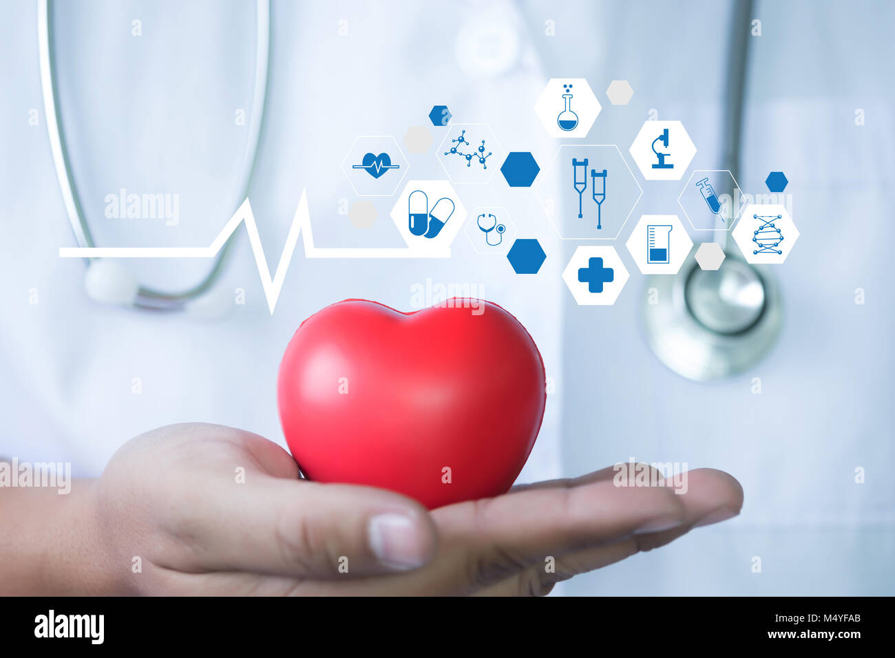 Medicine doctor red heart medicine pharmacy medical technology network ...